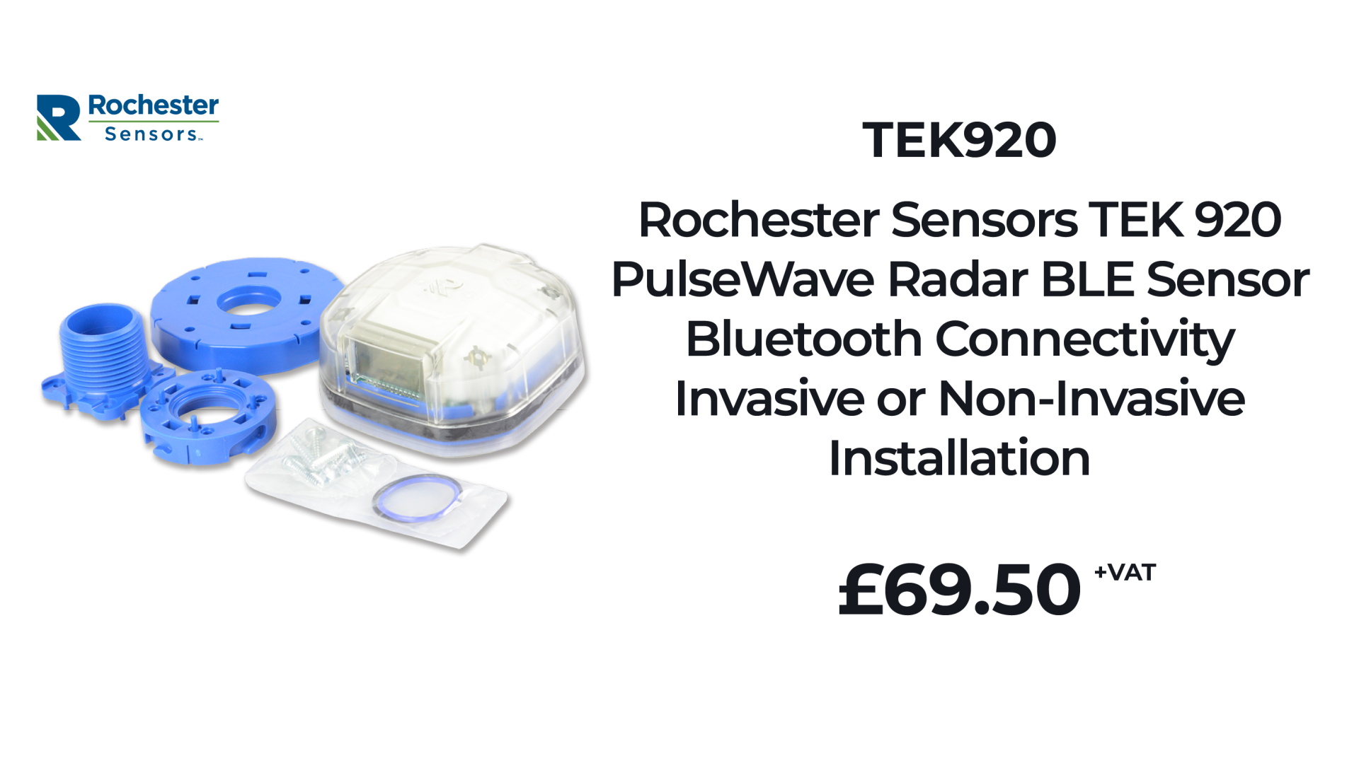 New! Rochester Sensors TEK 920 PulseWave Radar BLE Sensor!